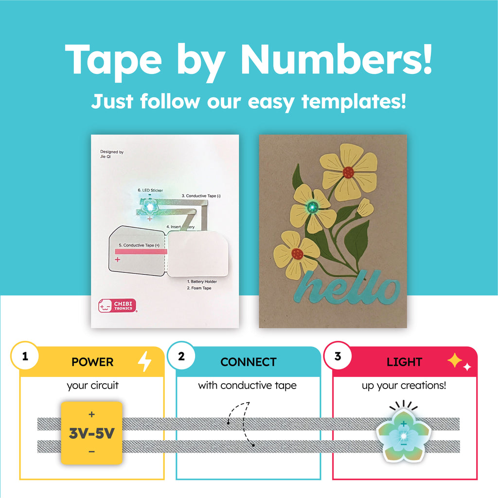 White MegaPack (30 LED stickers) – Chibitronics Inc.