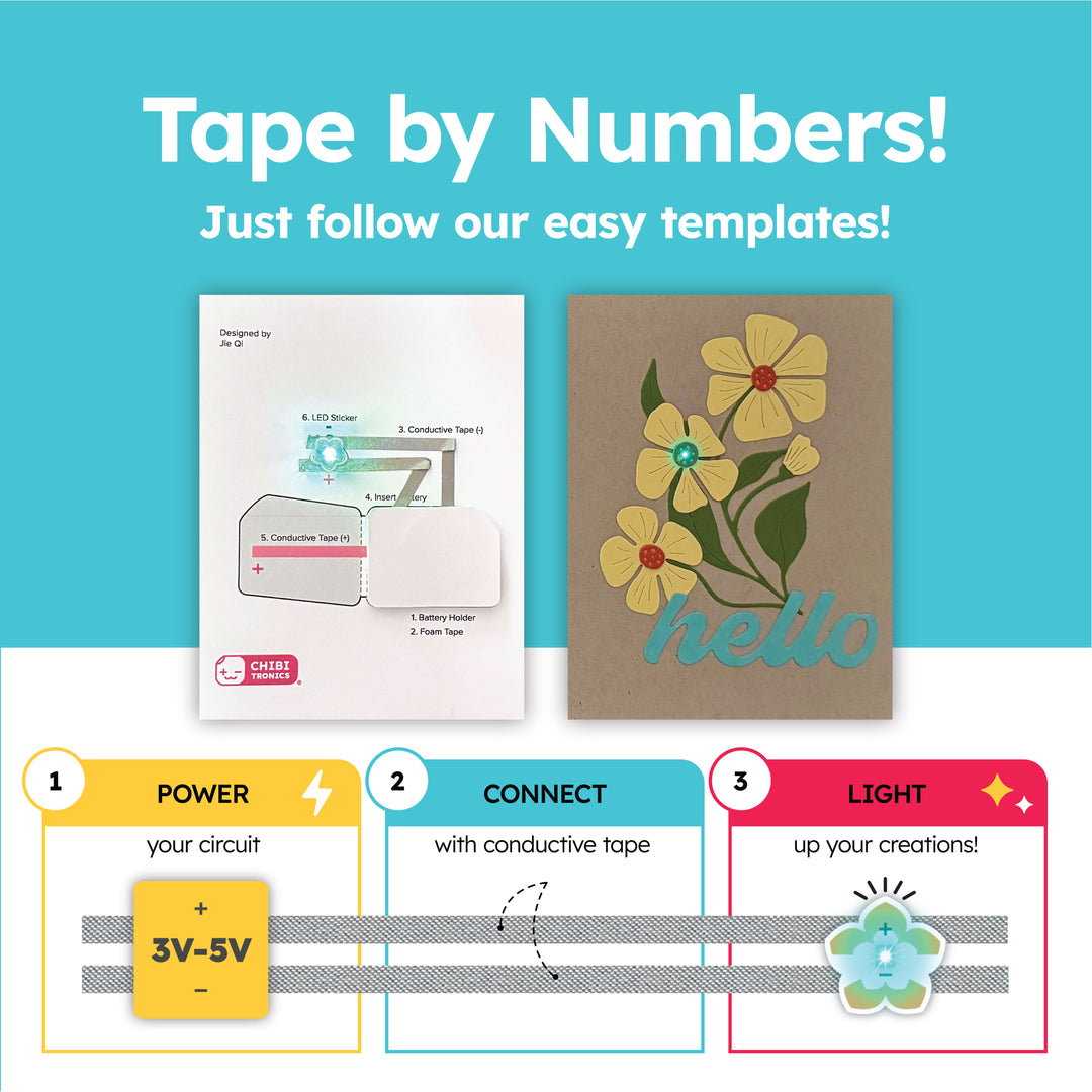 White MegaPack (30 LED stickers) – Chibitronics Inc.