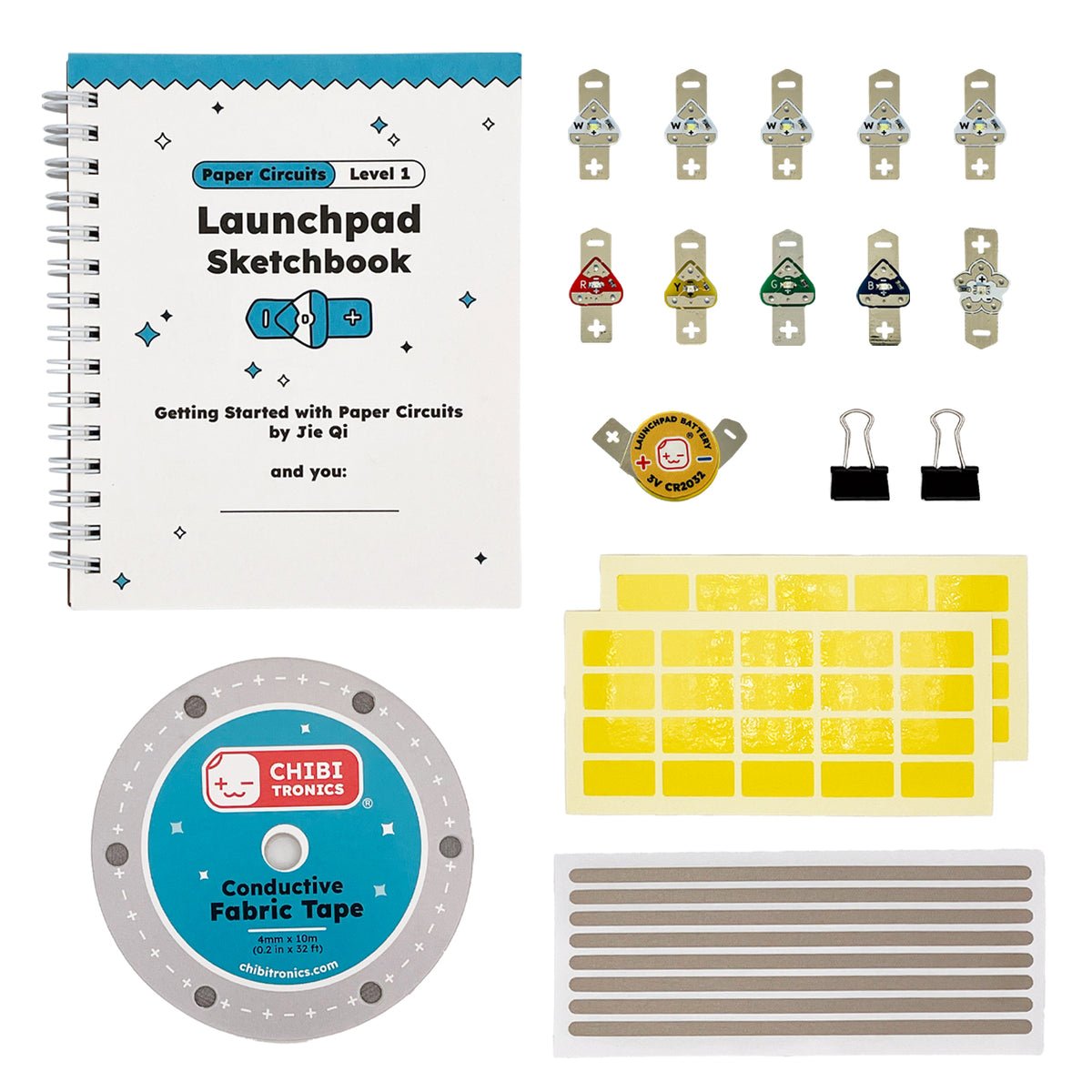 Launchpad Sketchbook Kit Workshop Set 12 students - Paper Circuits Lev ...
