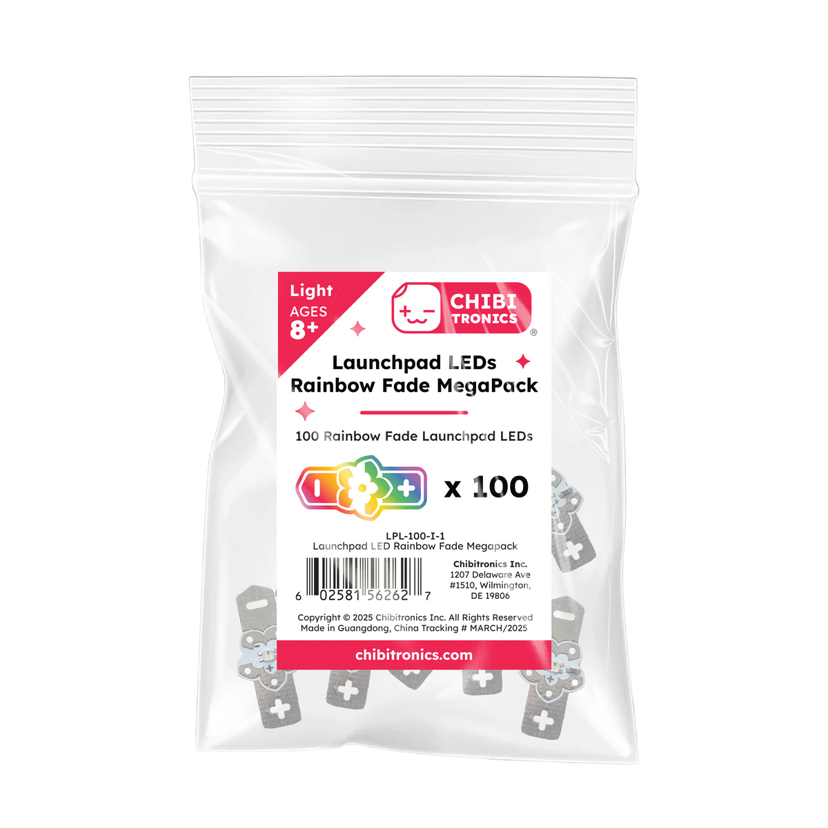 Launchpad LEDs Rainbow Fade Megapack – Chibitronics Inc.