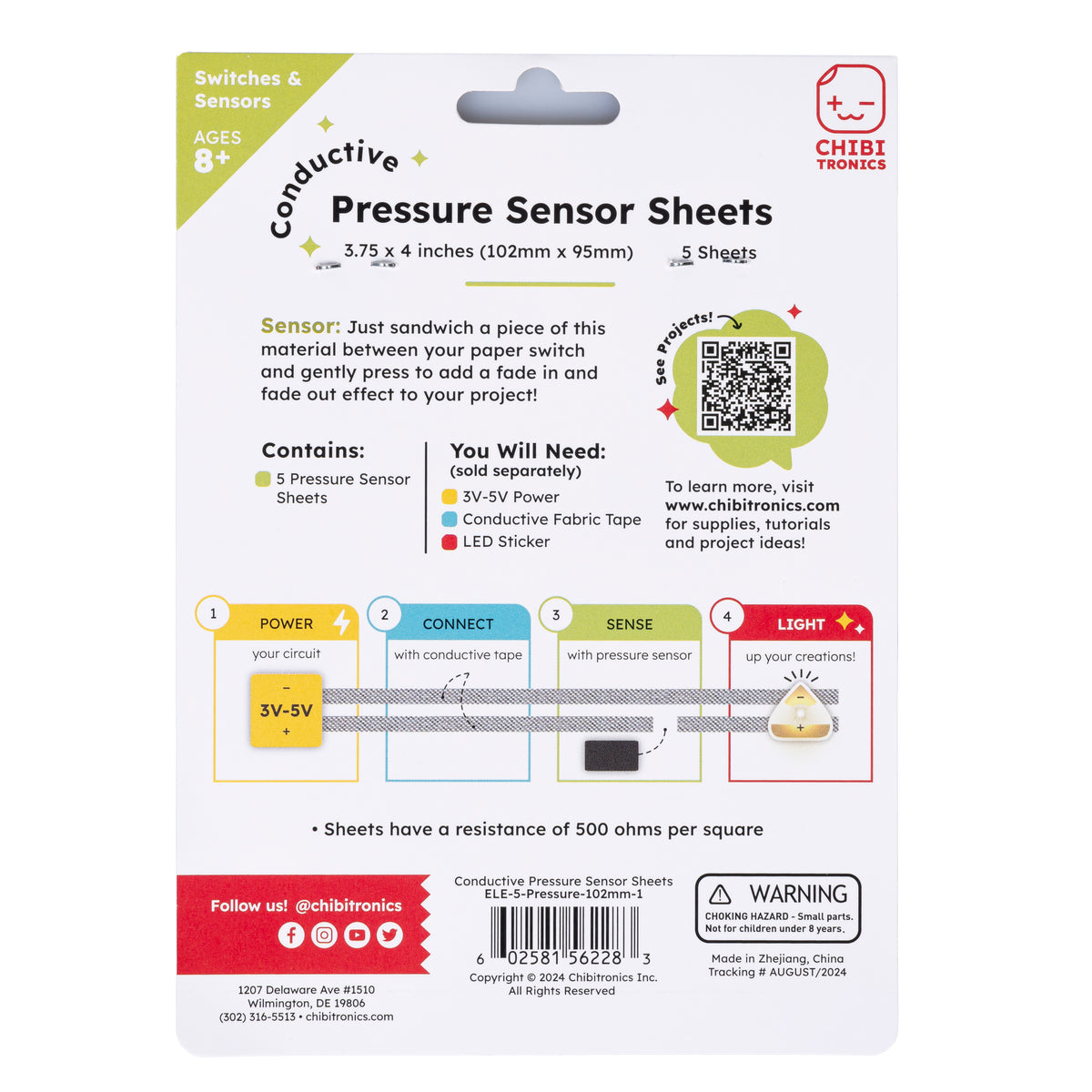 Conductive Pressure Sensitive Sheets - Conductive Plastic (Velostat/Li ...