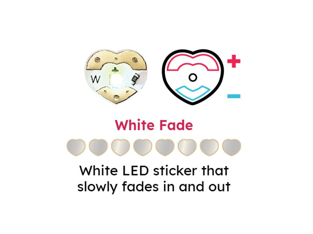 Animating White Fade LED Stickers – Chibitronics Inc.
