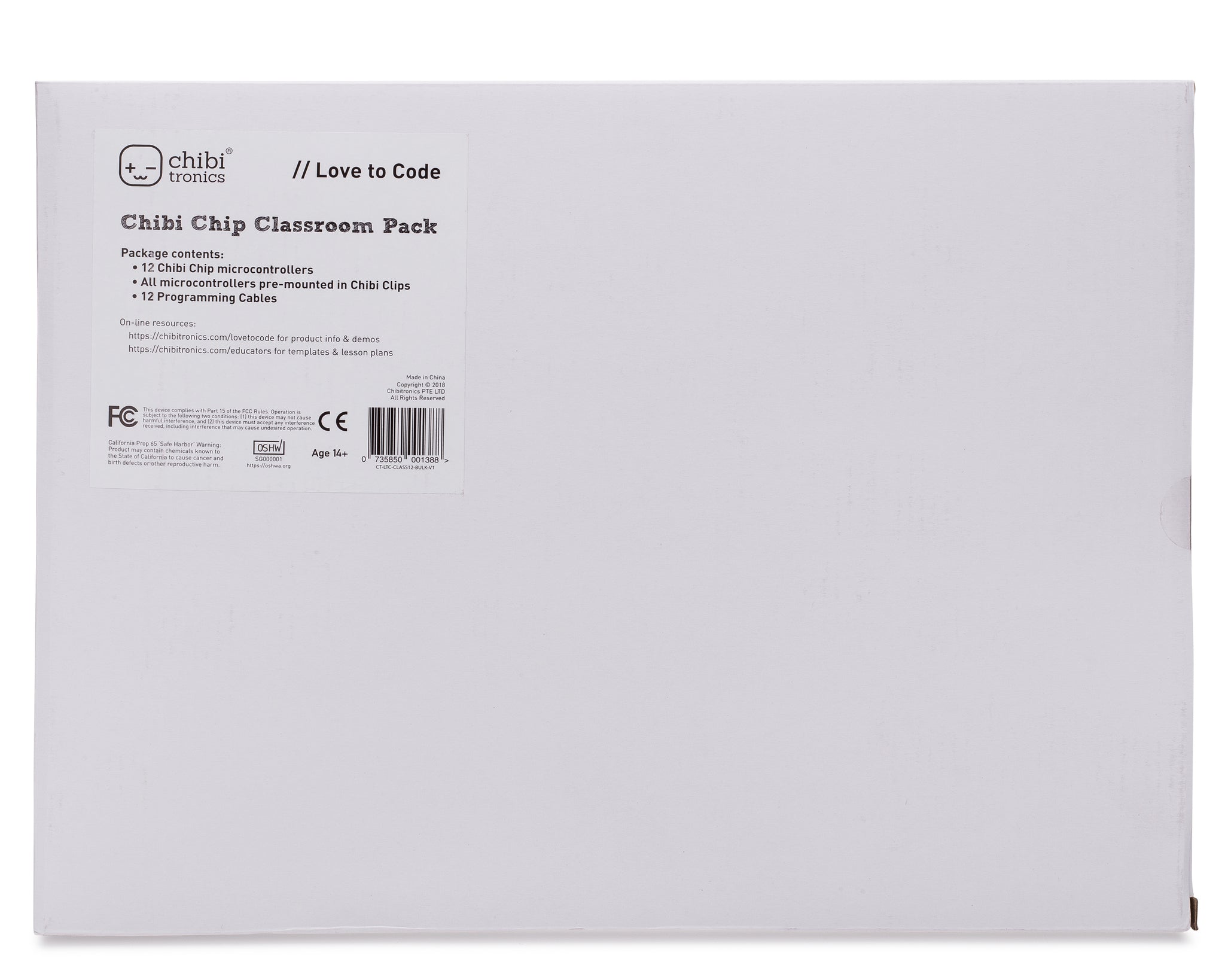 Chibi Chip Classroom Pack - 12 Pack Love to Code Chip/Clip Value Bundl ...