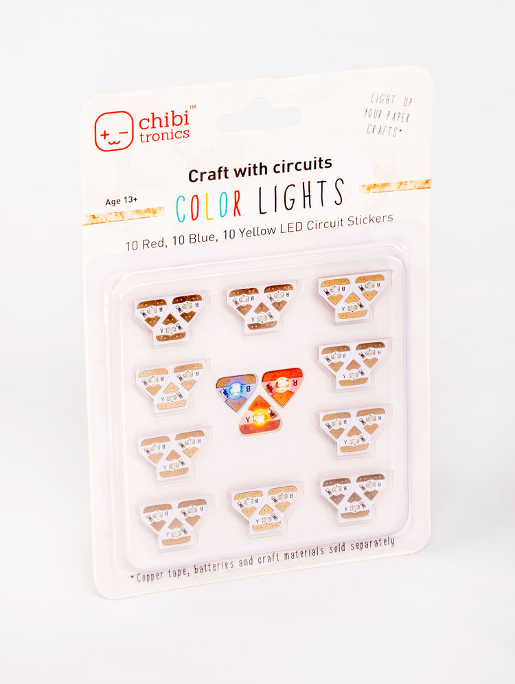 Red, Yellow, Blue MegaPack (30 stickers) – Chibitronics Inc.