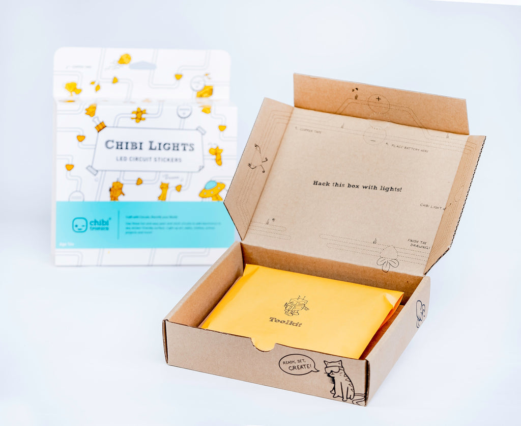 Chibitronics Chibi Lights LED Circuit Stickers STEM Starter Kit ...